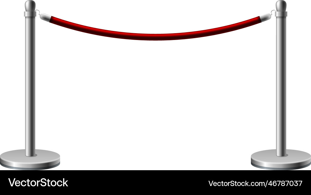 Realistic temporary fencing Royalty Free Vector Image