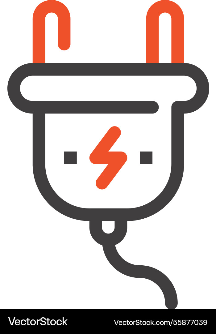 Power plug icon Royalty Free Vector Image - VectorStock