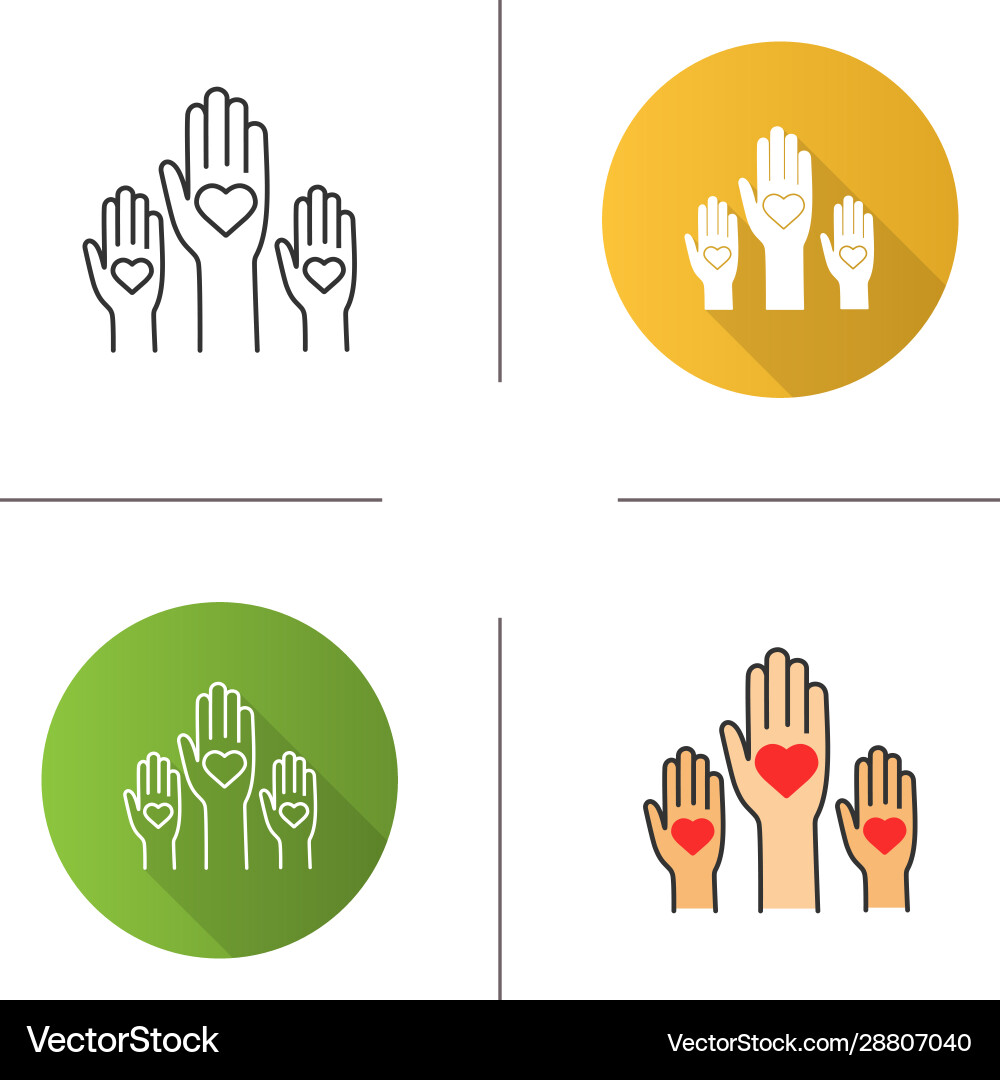 Unity in diversity icon Royalty Free Vector Image