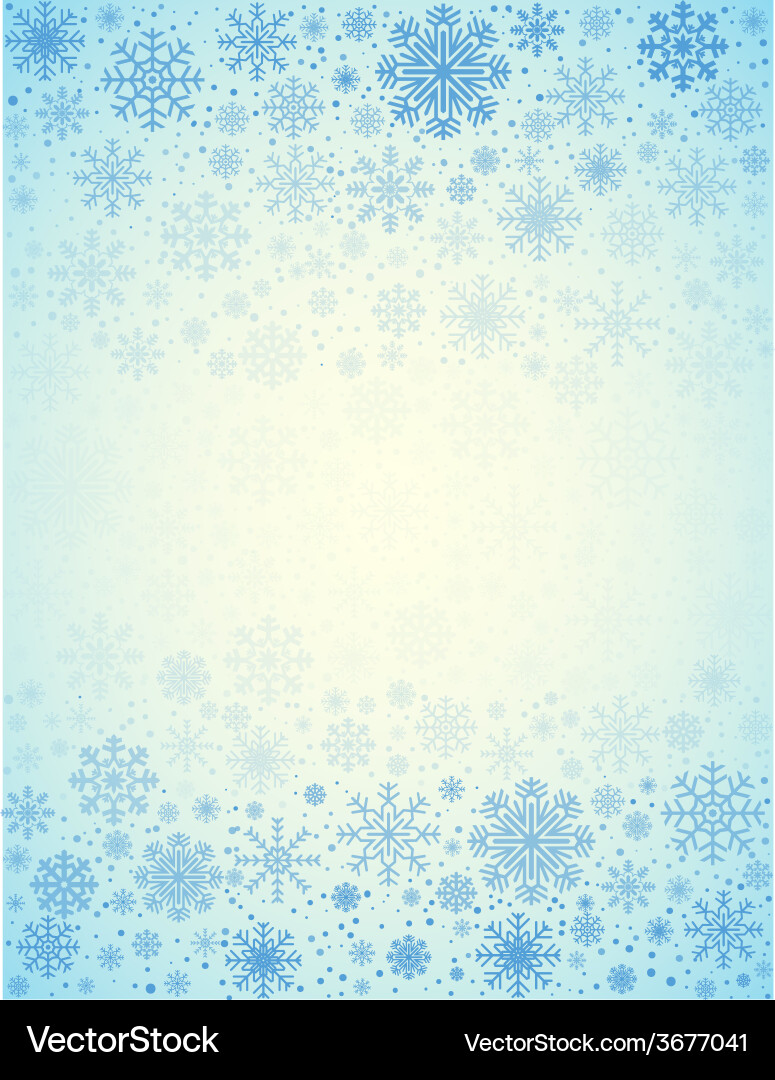 Frosty Snowflake Background Royalty Free Vector Image