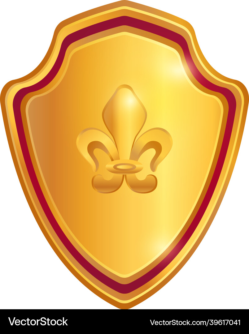 Heraldic symbol icon Royalty Free Vector Image