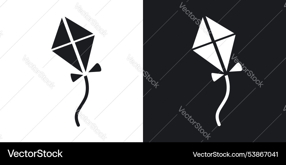 Kite icon set Royalty Free Vector Image - VectorStock