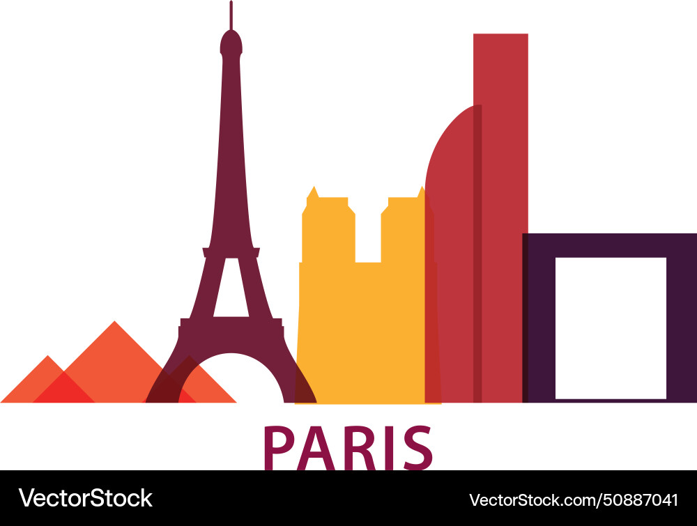 Paris logo Royalty Free Vector Image - VectorStock