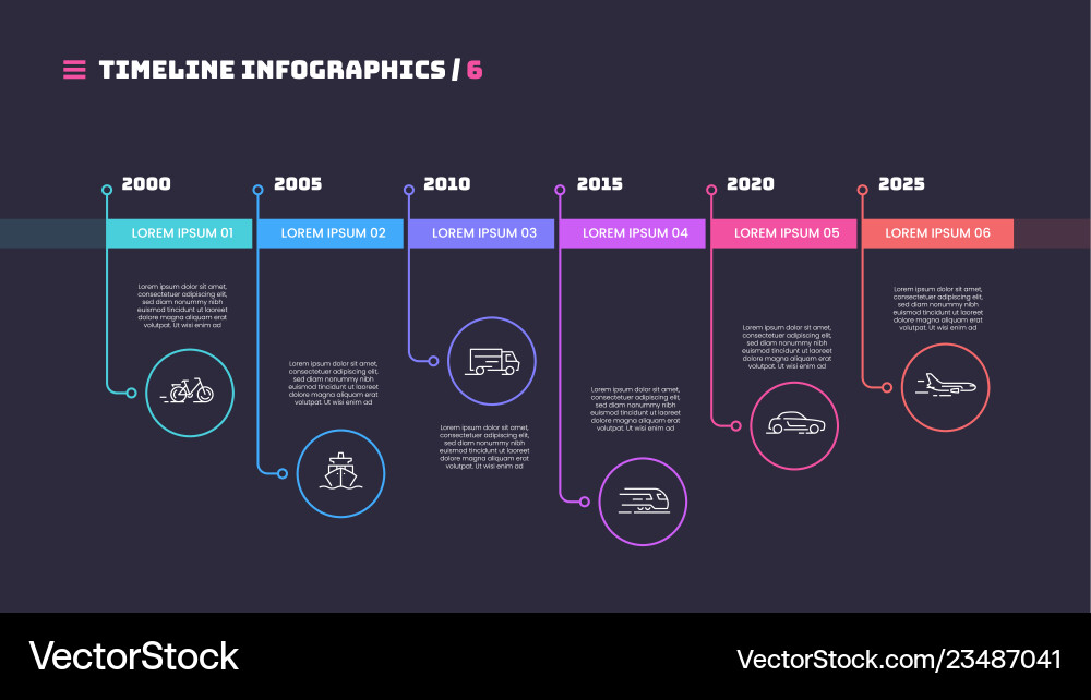 Linear Timeline Vector Images (over 15,000)