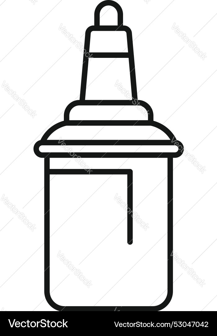 Cocktail shaker with conical lid for mixing drinks