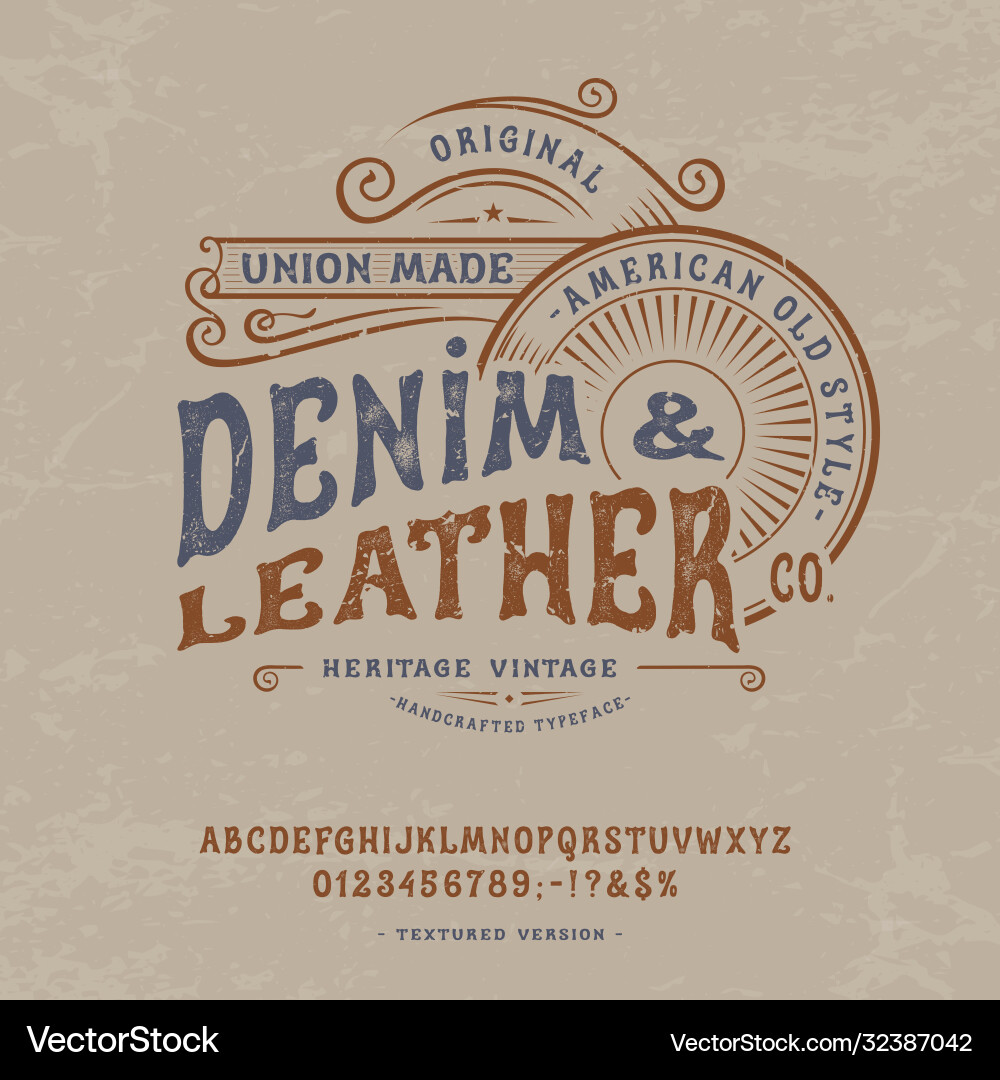 Jeans Alphabet Denim Letter Vector Images (over 490)