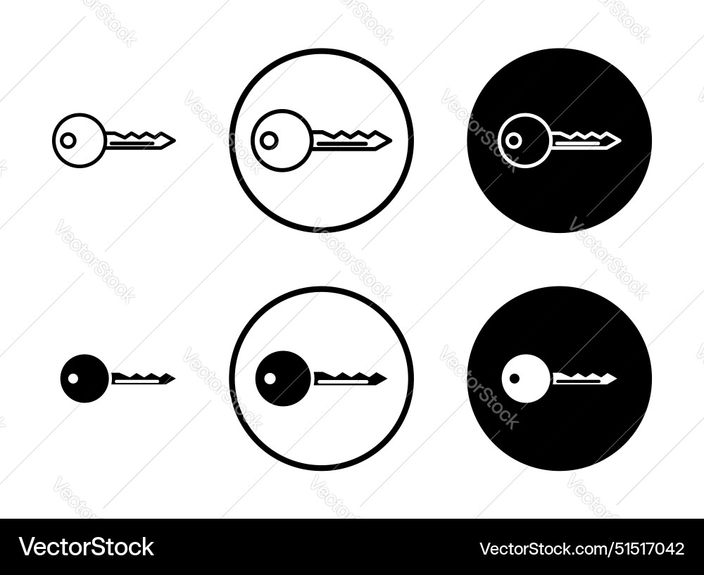 Key icon Royalty Free Vector Image - VectorStock