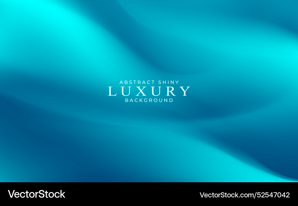 Turquoise Wave Abstract Background Royalty Free Vector Image