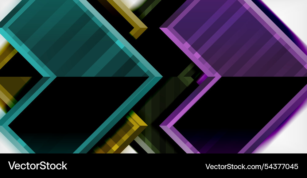Arrow geometric abstract background Royalty Free Vector