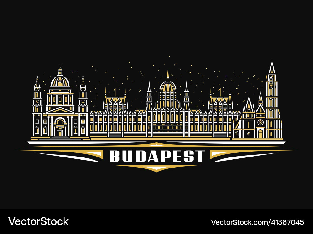 Budapest Royalty Free Vector Image - VectorStock