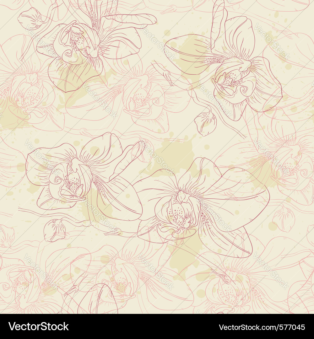 Retro floral Royalty Free Vector Image - VectorStock