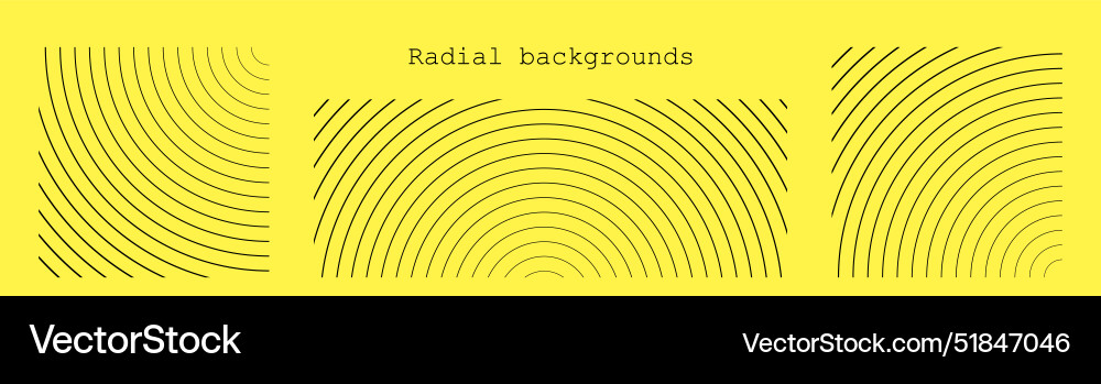 Sound wave irradiation or circular vibrations Vector Image