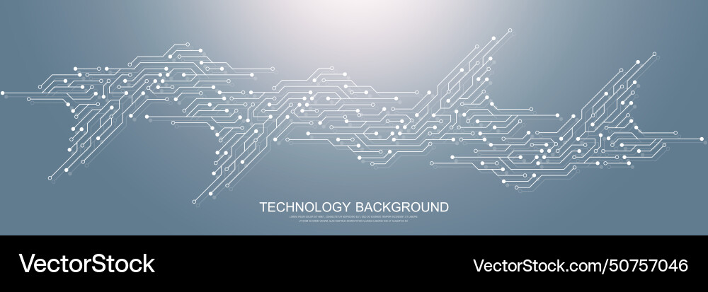 Technology Circuit Board Background – Royalty-Free Vector | VectorStock