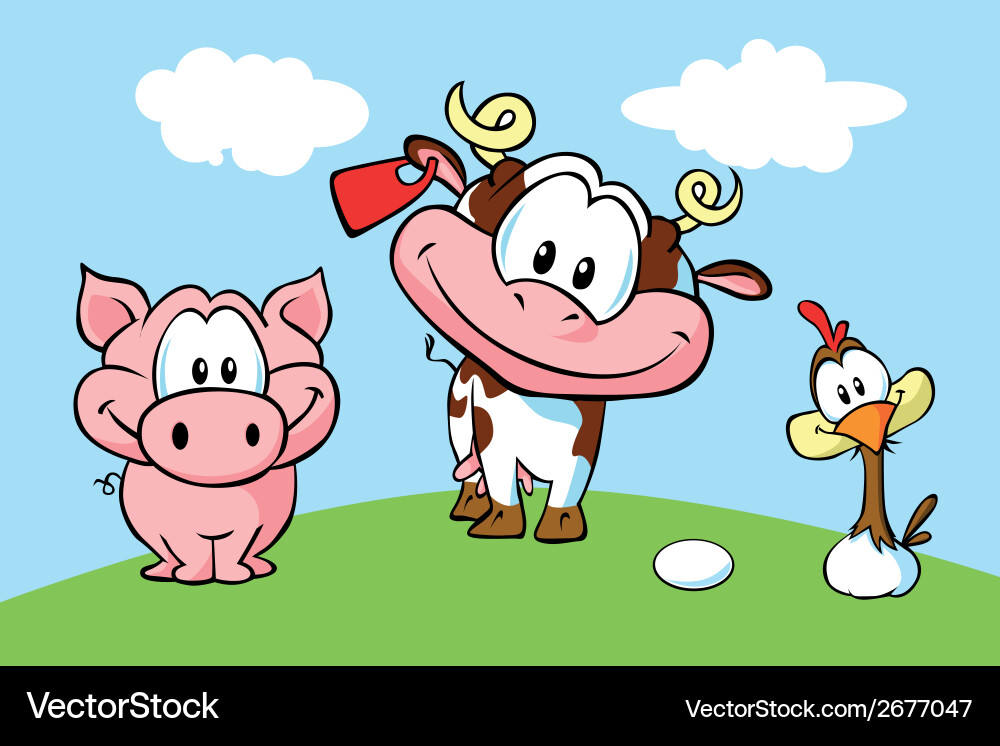 Animal farm Royalty Free Vector Image - VectorStock