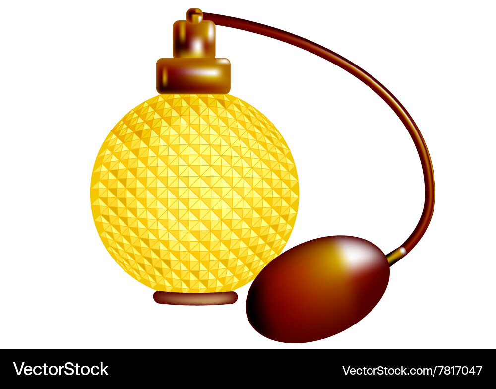 Perfume bottle Royalty Free Vector Image - VectorStock