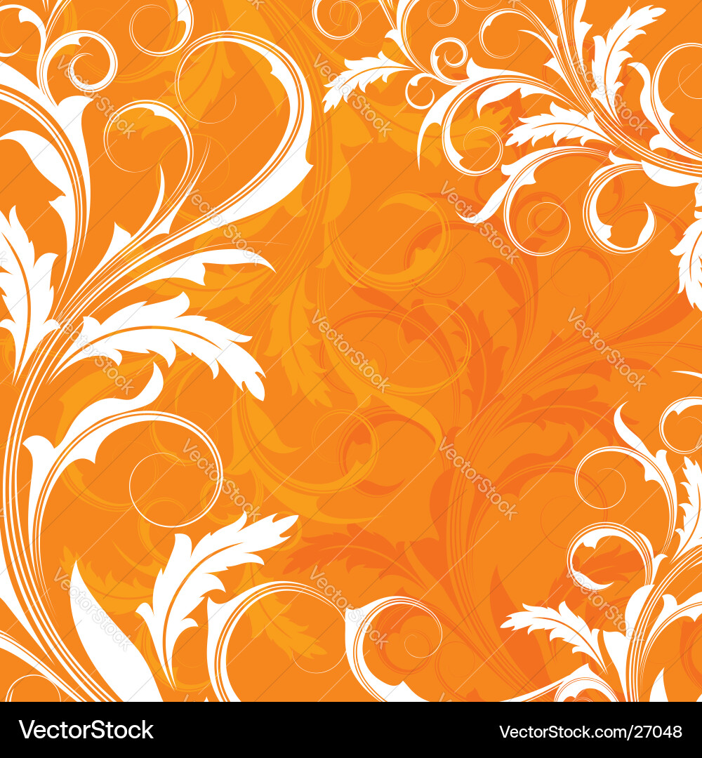Orange background Royalty Free Vector Image - VectorStock