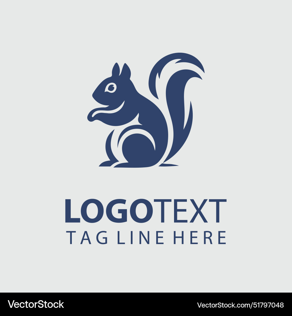 Squirrel logo Royalty Free Vector Image - VectorStock