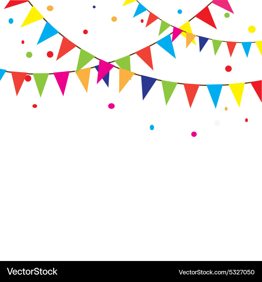 Bunting Royalty Free Vector Image - VectorStock