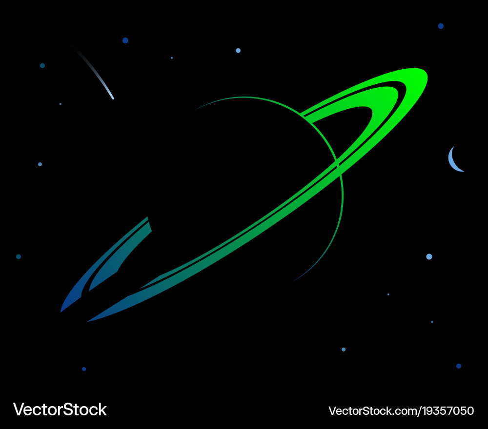 Colorful planet Royalty Free Vector Image - VectorStock