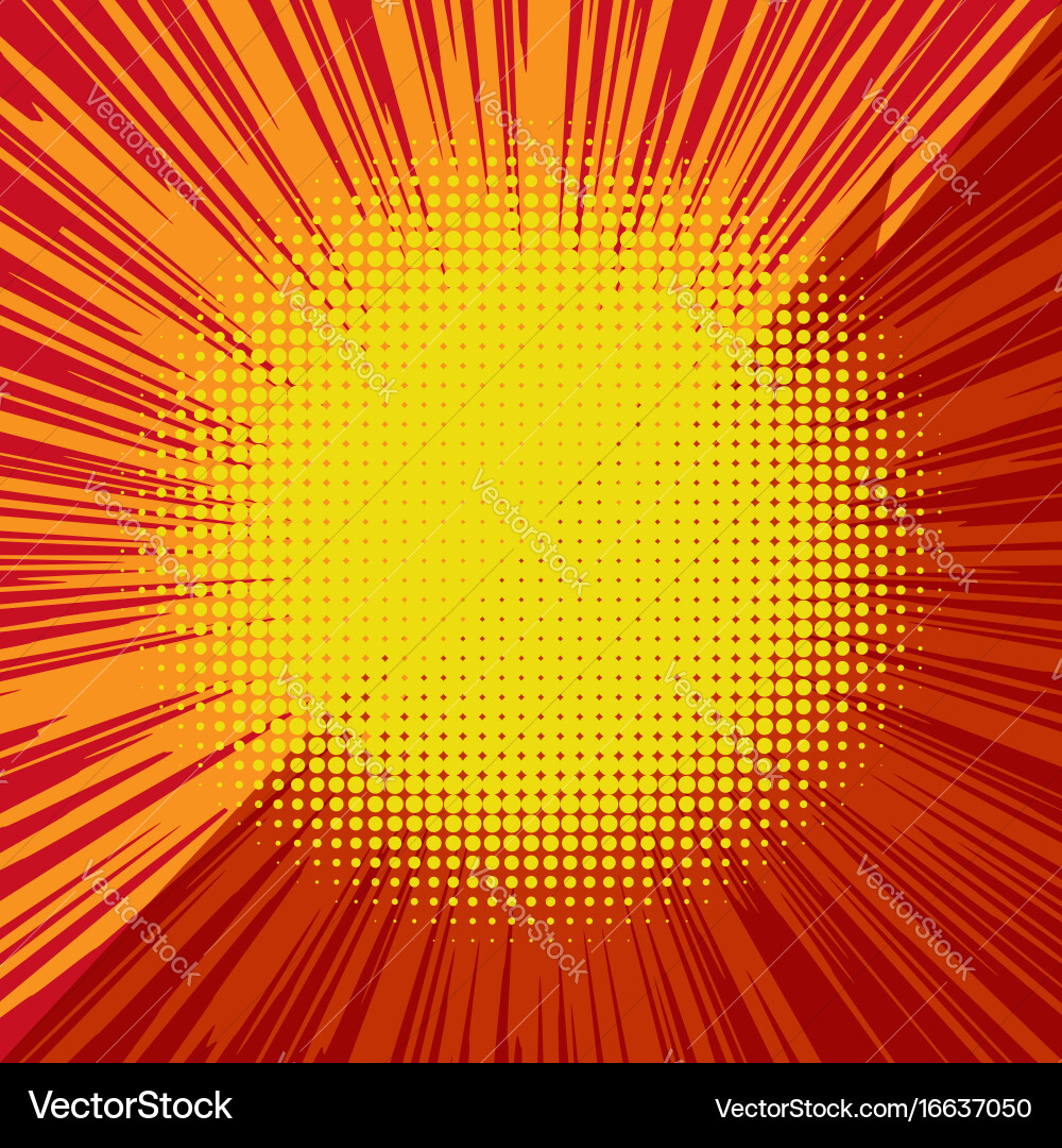 Comic Speed Radial Background Royalty Free Vector Image