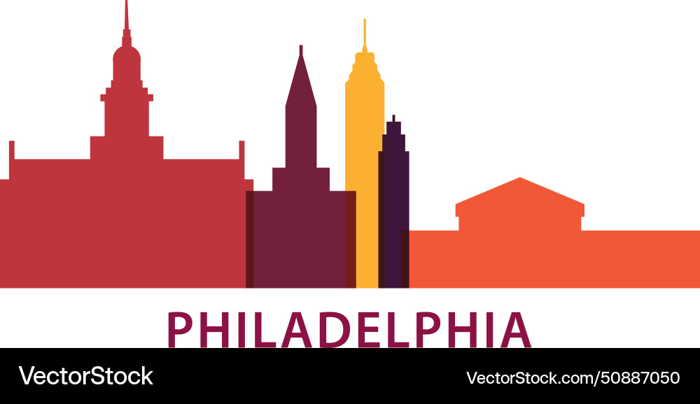 Philadelphia banner Royalty Free Vector Image - VectorStock
