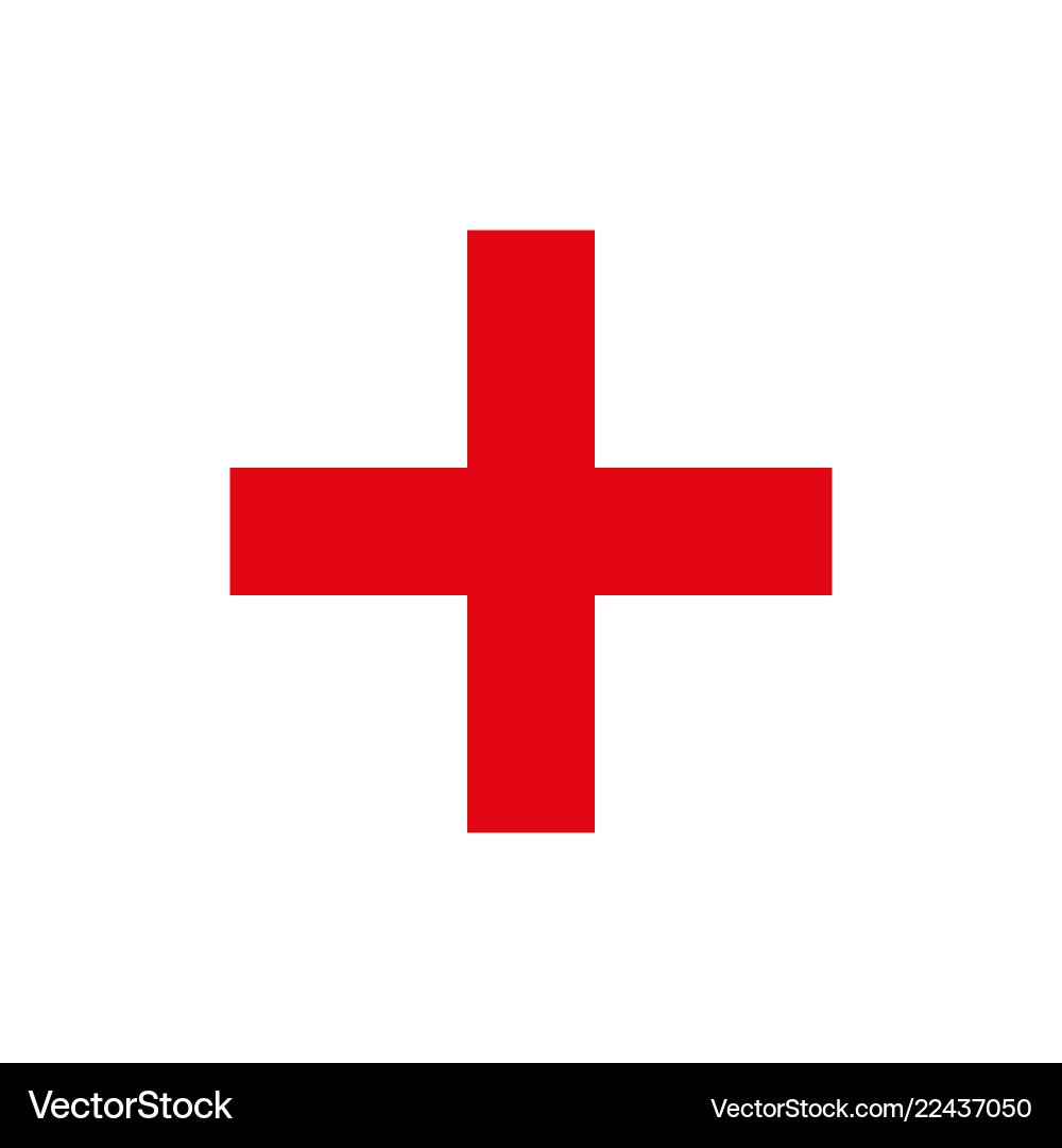 Plus icon isolated sign symbol Royalty Free Vector Image