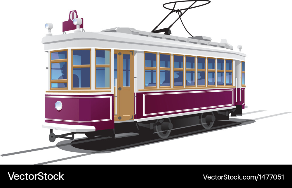 Tramway Royalty Free Vector Image - VectorStock