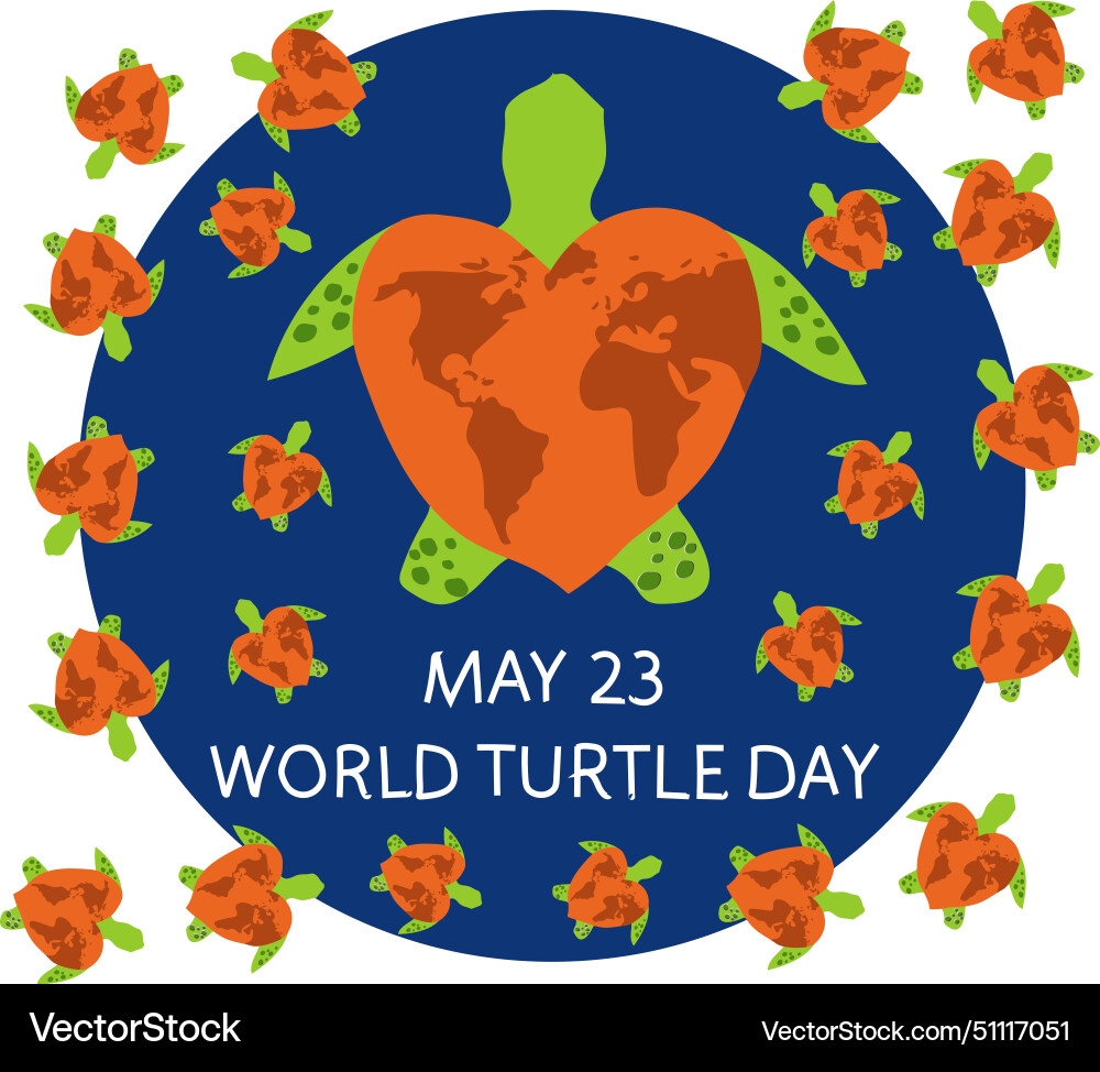 World turtle day Royalty Free Vector Image - VectorStock