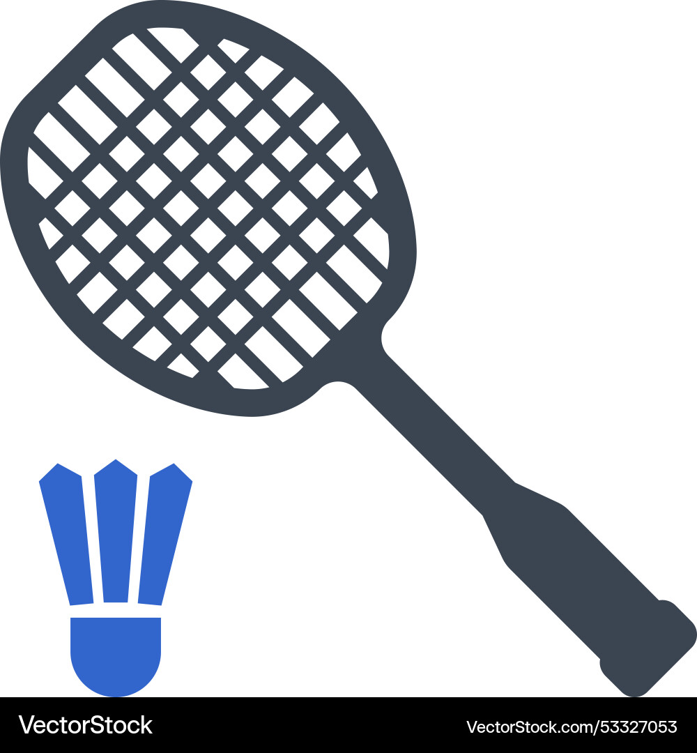 Badminton icon Royalty Free Vector Image - VectorStock