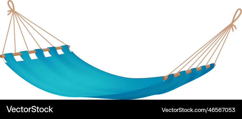 Realistic hammock Royalty Free Vector Image - VectorStock