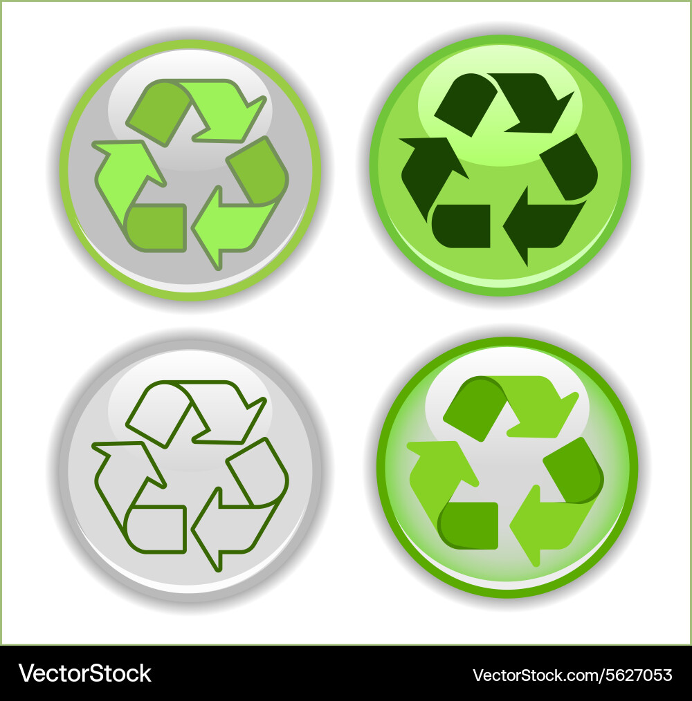Recycle symbols Royalty Free Vector Image - VectorStock
