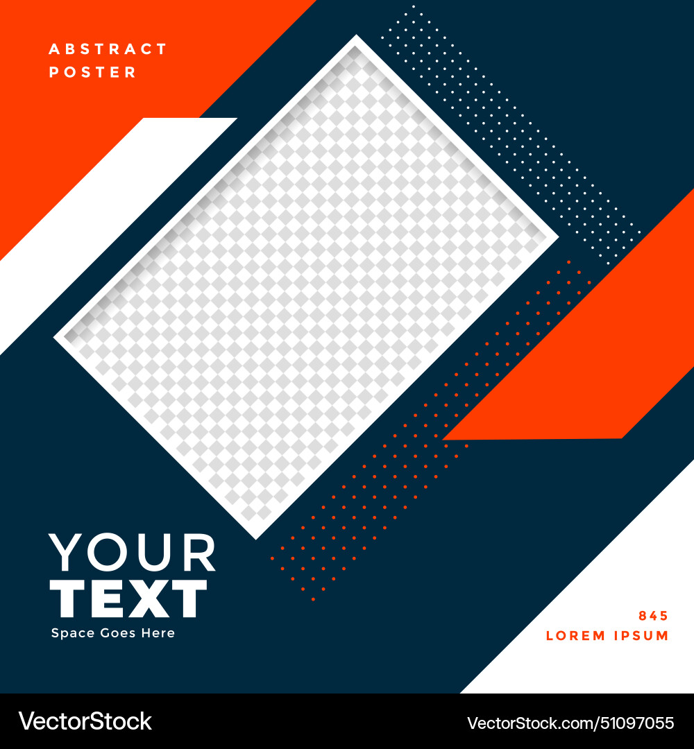 Modern and abstract web frame ads background Vector Image