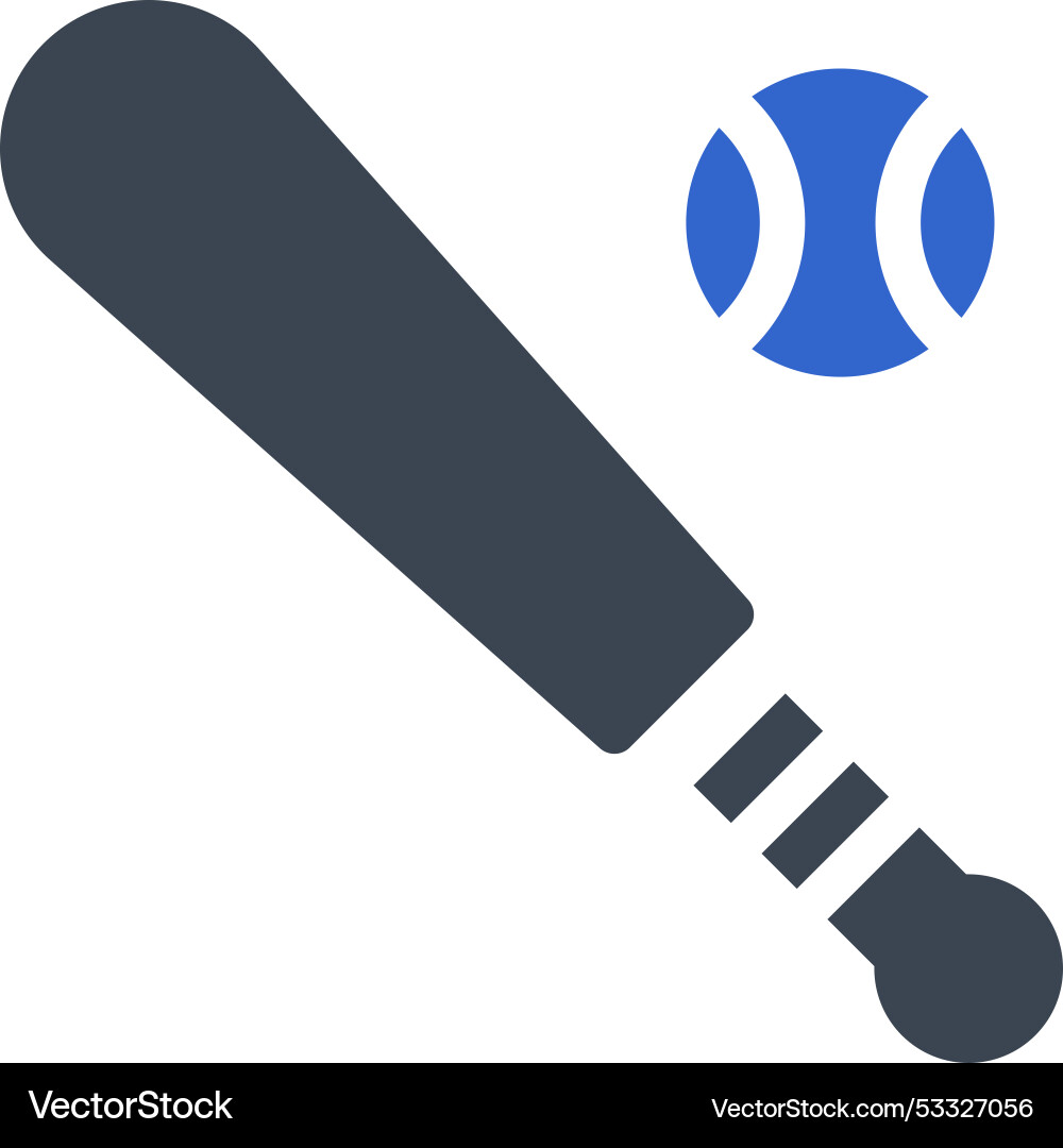 Baseball game icon Royalty Free Vector Image - VectorStock