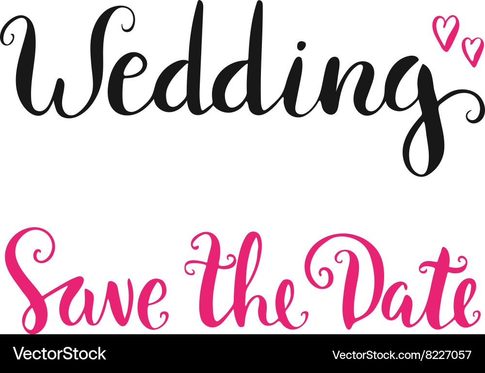 Hand drawn lettering poster Royalty Free Vector Image