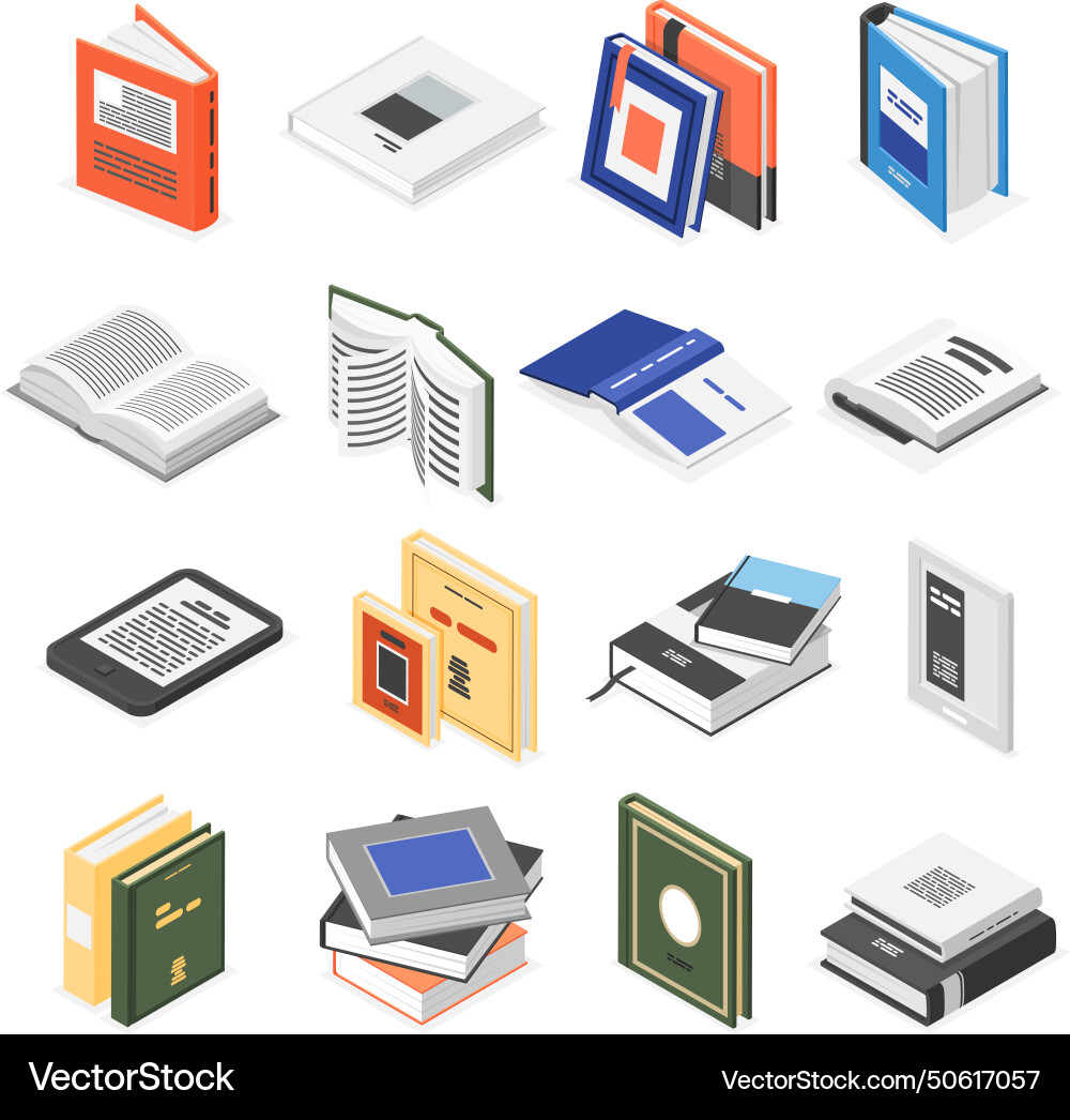 Book Isometric Icon Vector Images (over 20,000)