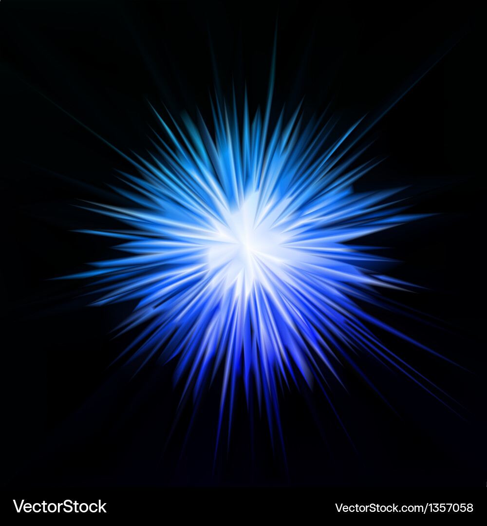Abstract blue star Royalty Free Vector Image - VectorStock