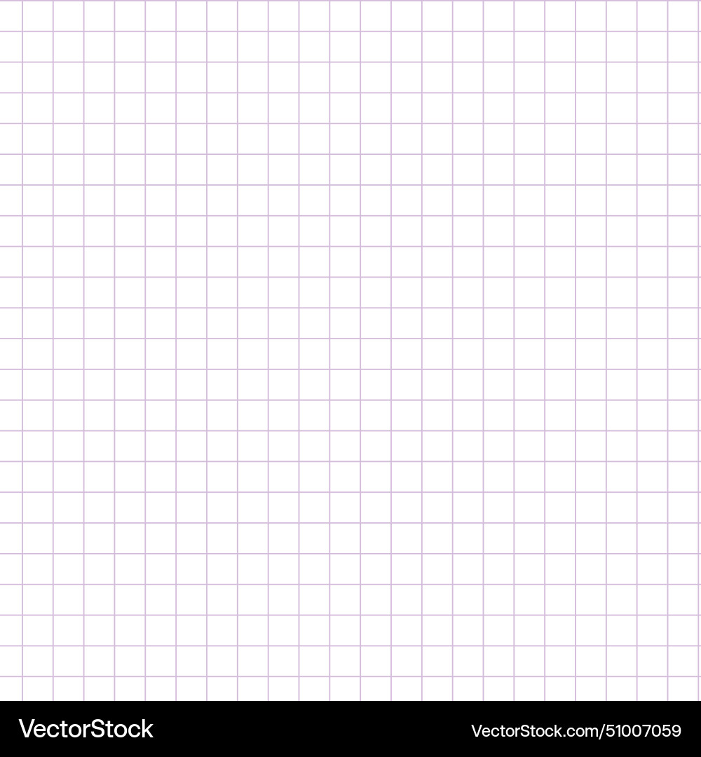 Checkered school sheet seamless pattern handmade Vector Image