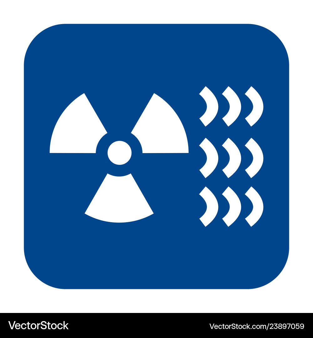 Industrial Radiography Icon Royalty Free Vector Image