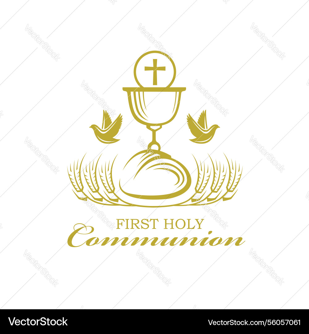 Holy communion icon Royalty Free Vector Image - VectorStock