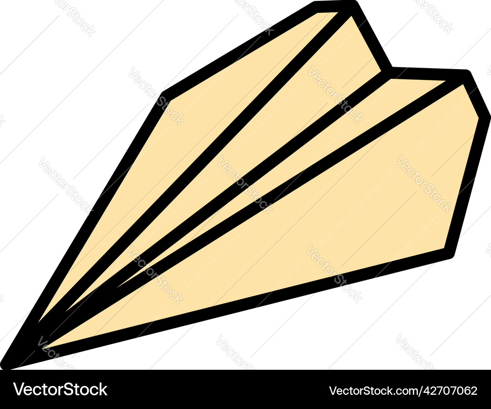 Paper plane icon Royalty Free Vector Image - VectorStock