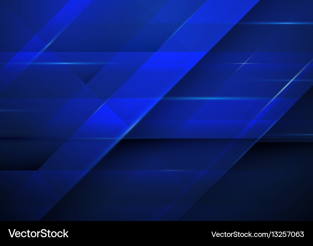 Abstract dark blue rectangles background Vector Image