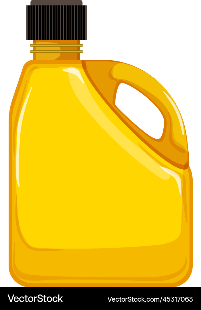 Liquid fuel can cartoon Royalty Free Vector Image