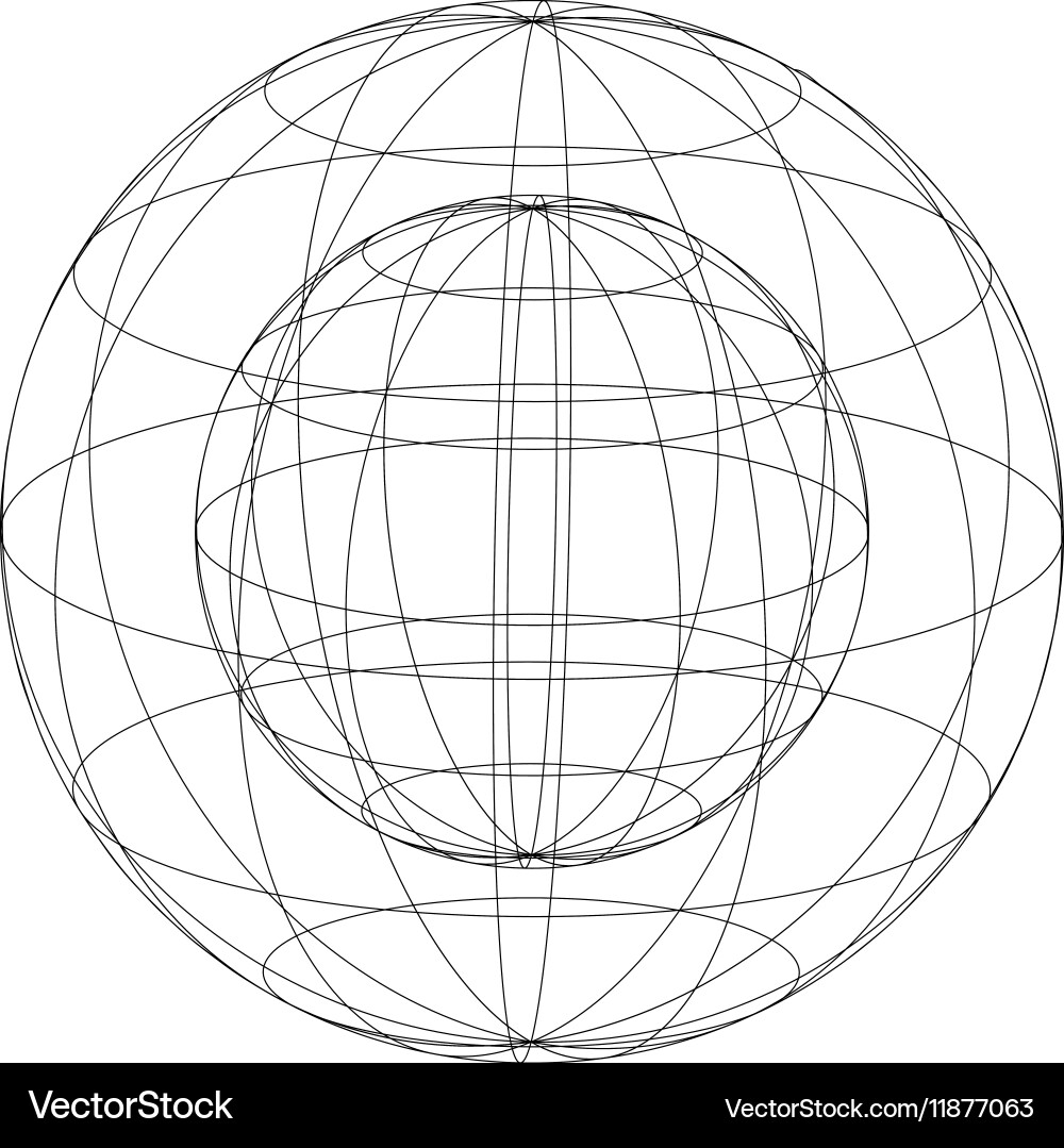 Sphere within Royalty Free Vector Image - VectorStock