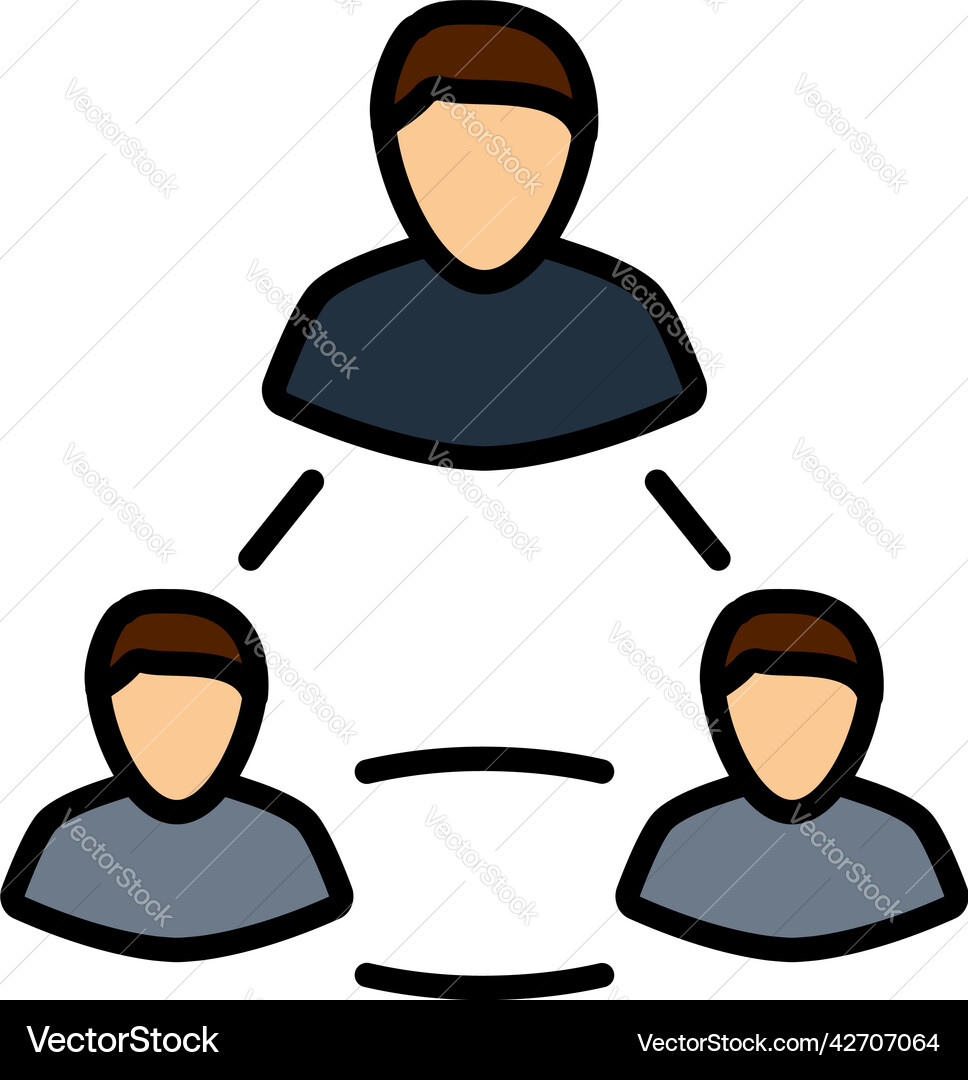Business team icon Royalty Free Vector Image - VectorStock