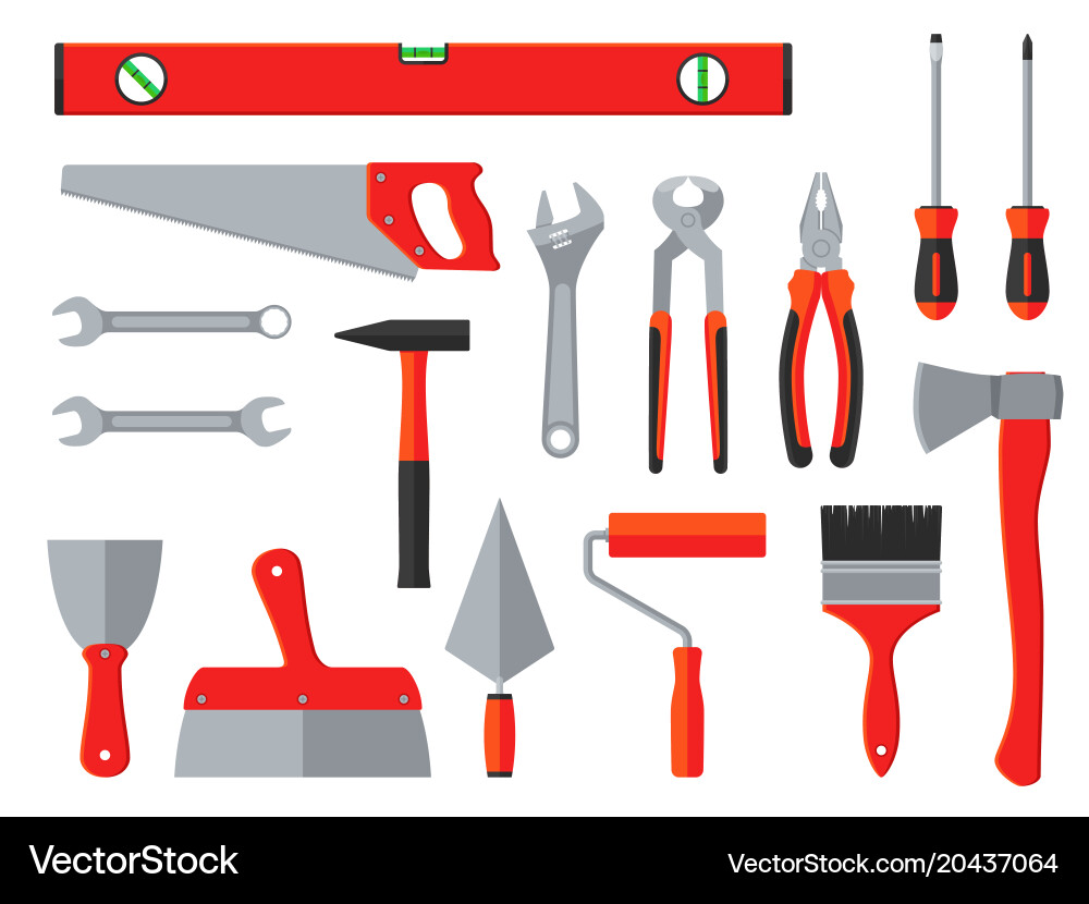 Construction and Repair Tools Royalty Free Vector Image