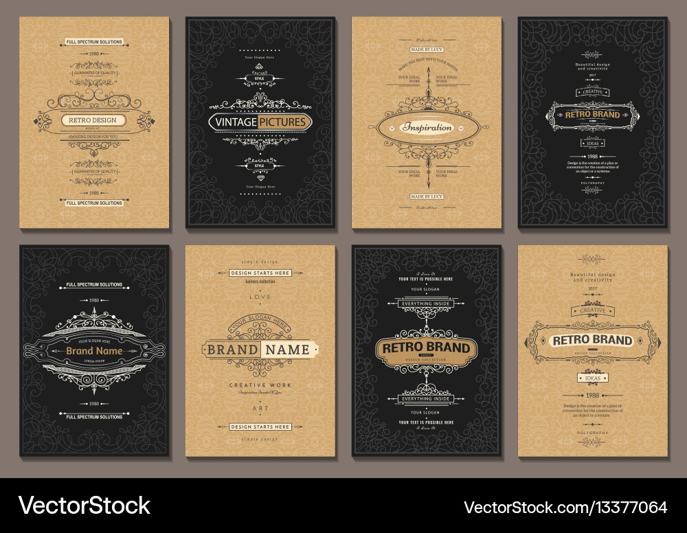 Creative card template Royalty Free Vector Image