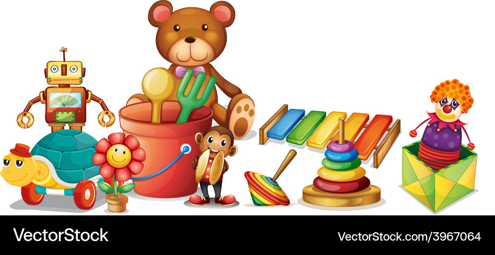 Toys Royalty Free Vector Image - VectorStock