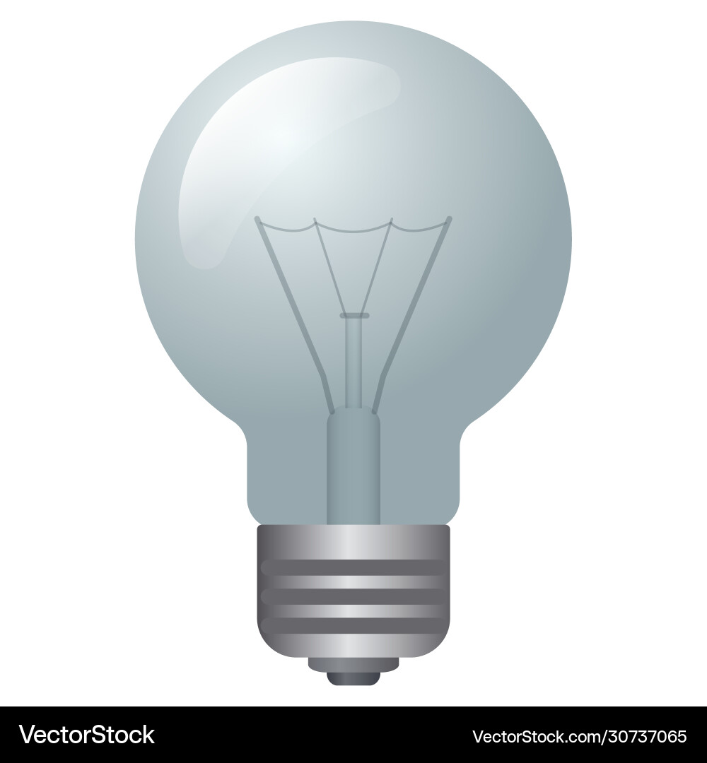 Electric bulb Royalty Free Vector Image - VectorStock