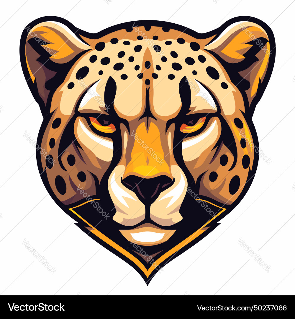 Esport logotype cheetah leopard jaguar Royalty Free Vector Esport logotype cheetah leopard jaguar Royalty Free Vector