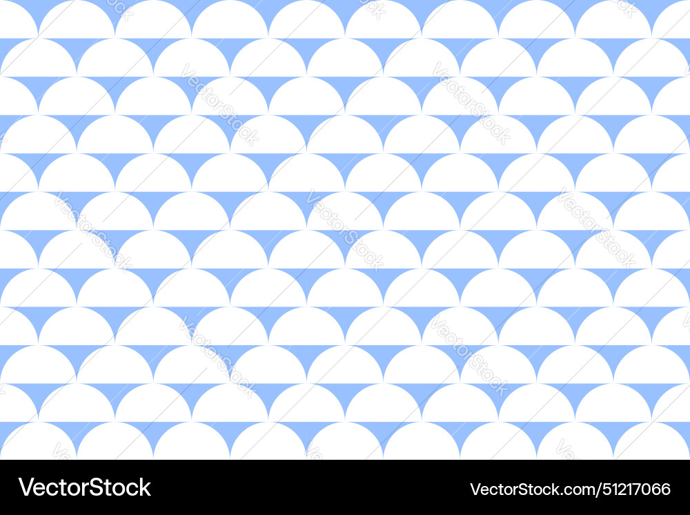 Seamless geometric light blue and white pattern Vector Image
